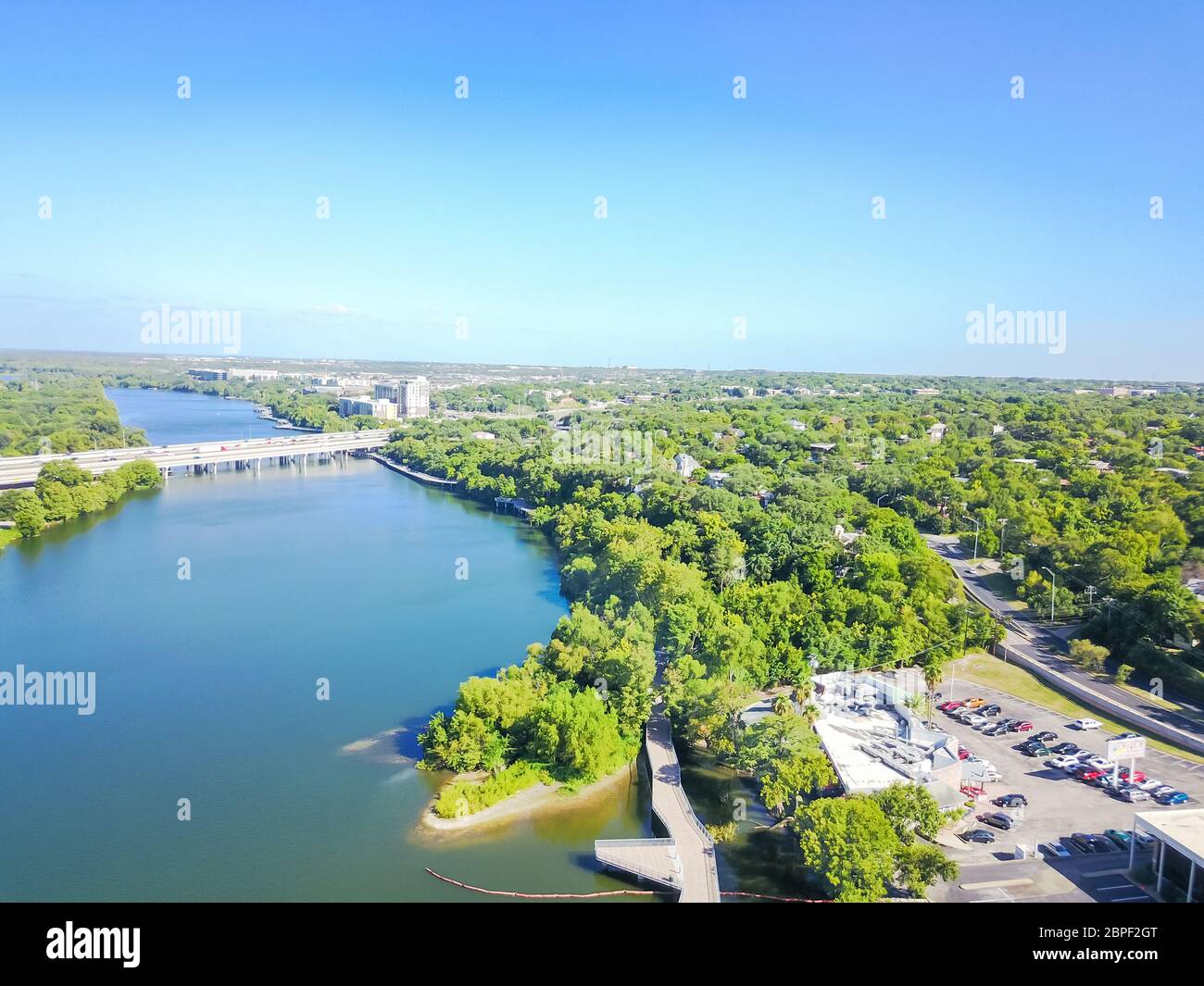 Lady bird lake hike and bike trail hi-res stock photography and images ...