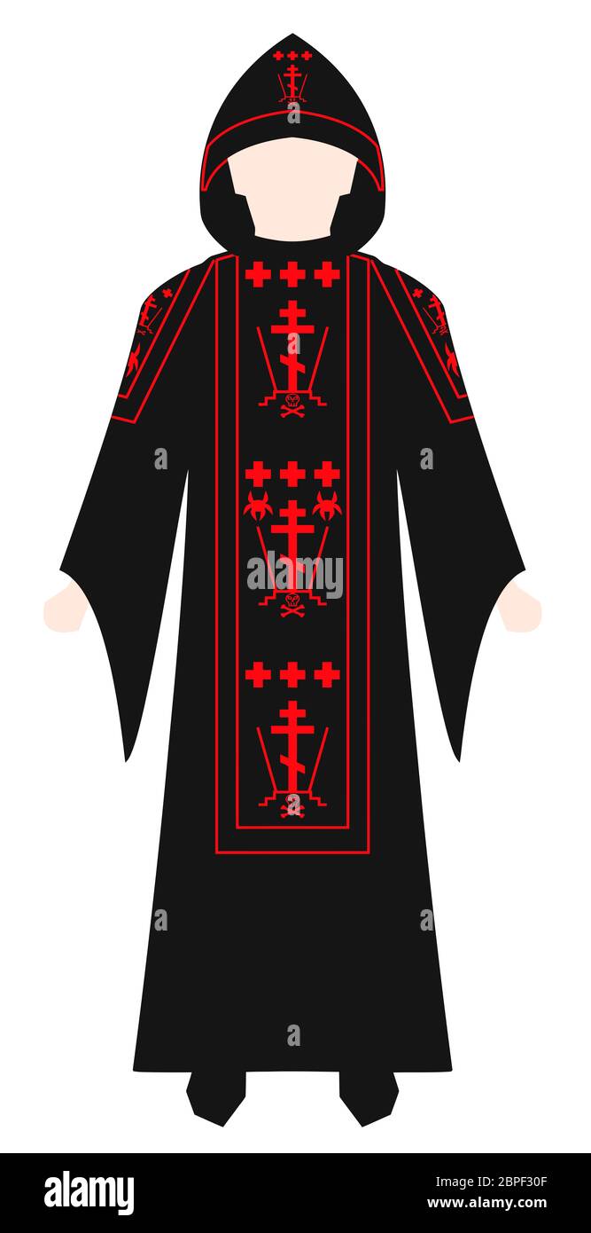 vestment orthodox church priest illustration Stock Photo - Alamy