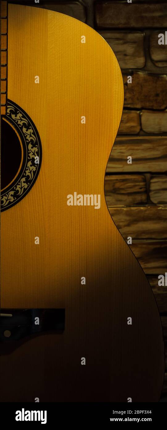 Side view classical acoustic guitar hi-res stock photography and images ...