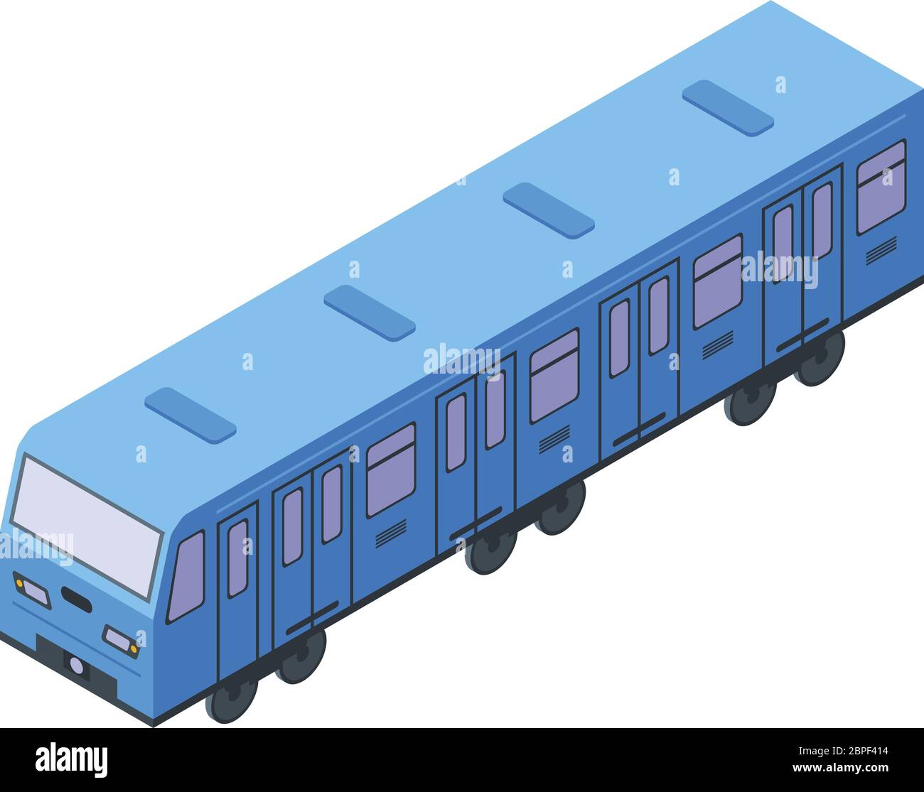 Modern metro train icon, isometric style Stock Vector Image & Art - Alamy