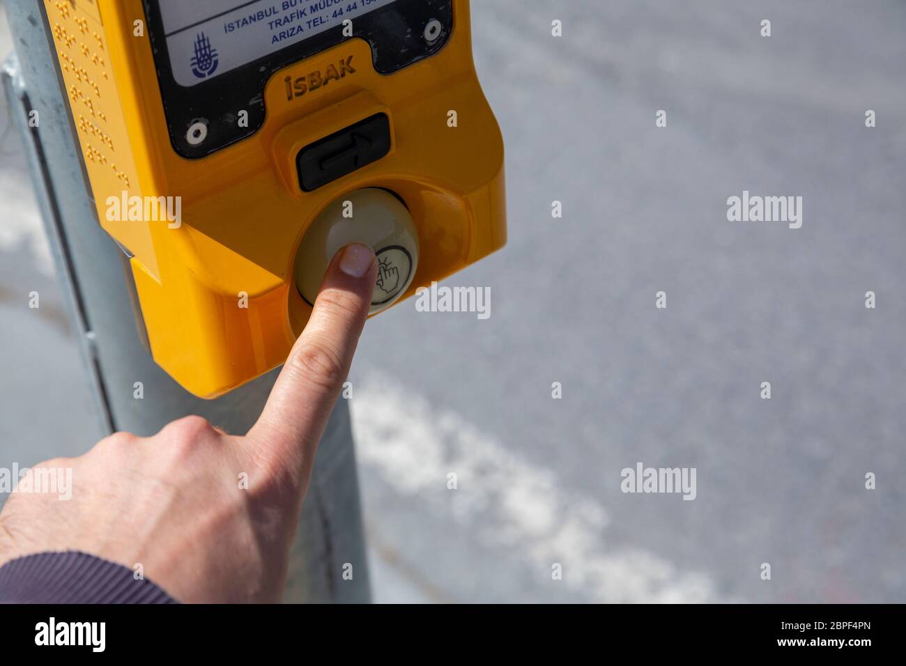 Traffic Lights Red Hand Stop High Resolution Stock Photography and ...