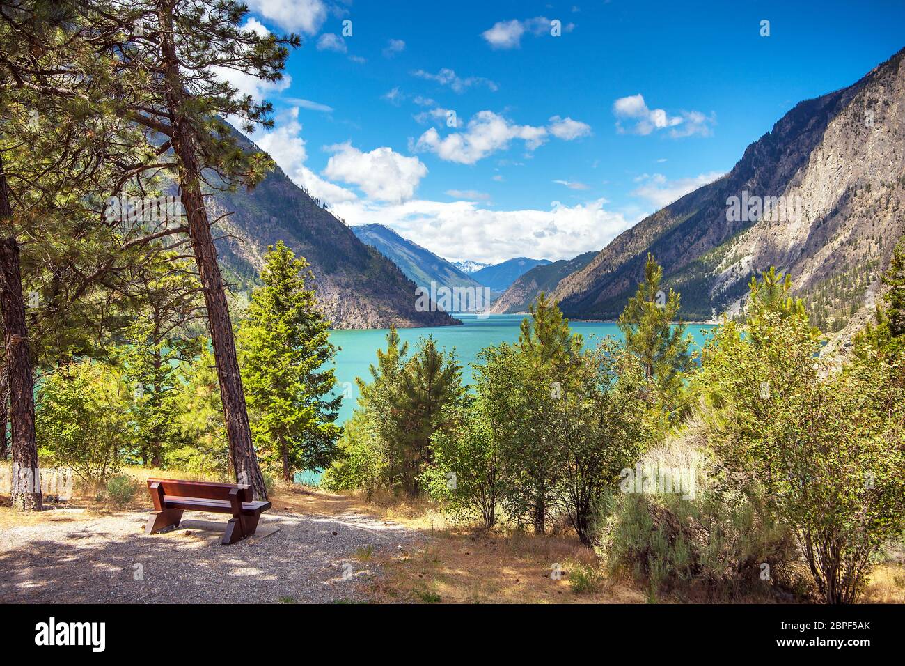 Seton Lake Reservoir B.C.Hydro British Columbia Canada Stock Photo - Alamy