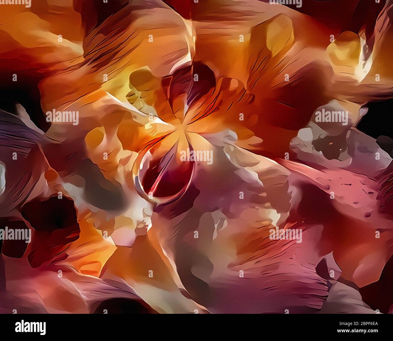 Vivid abstract oil painting. Canvas Stock Photo - Alamy