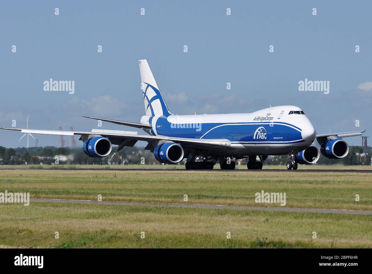 DELIVERING PPE AROUND THE WORLD, BOEING 747 FREIGHTER OF AIR BRIDGE ...