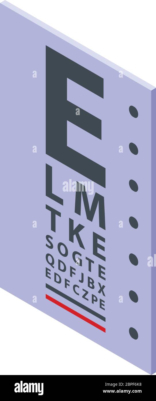 Eye check board Stock Vector Images - Alamy