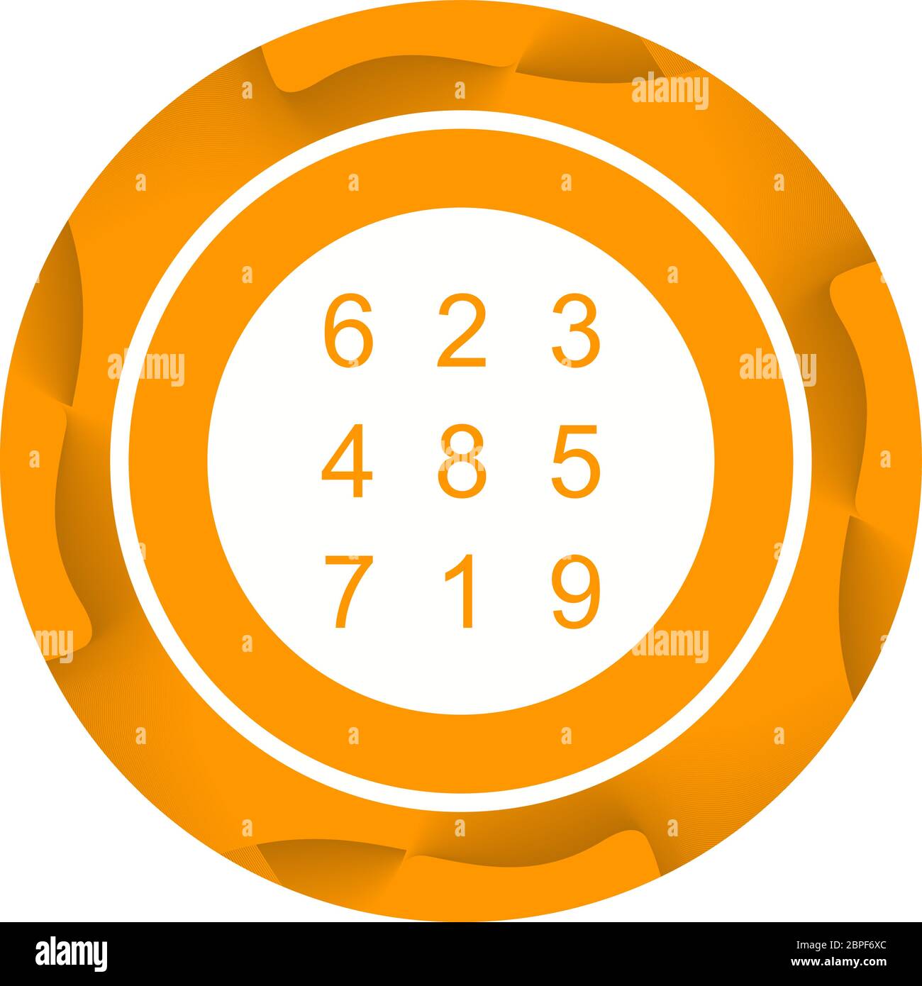 Iconic number Stock Vector Images - Alamy