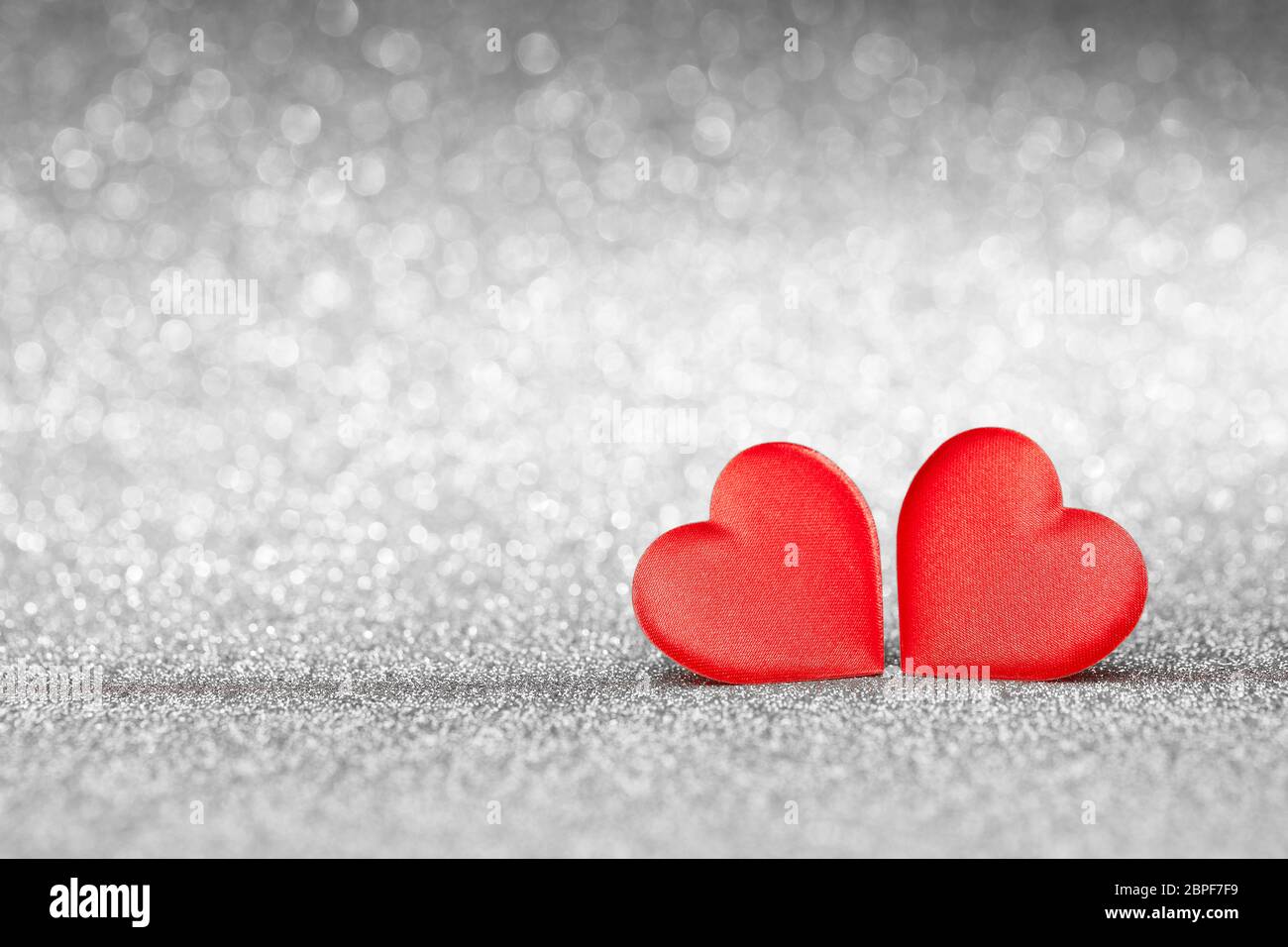 Two Silver Hearts