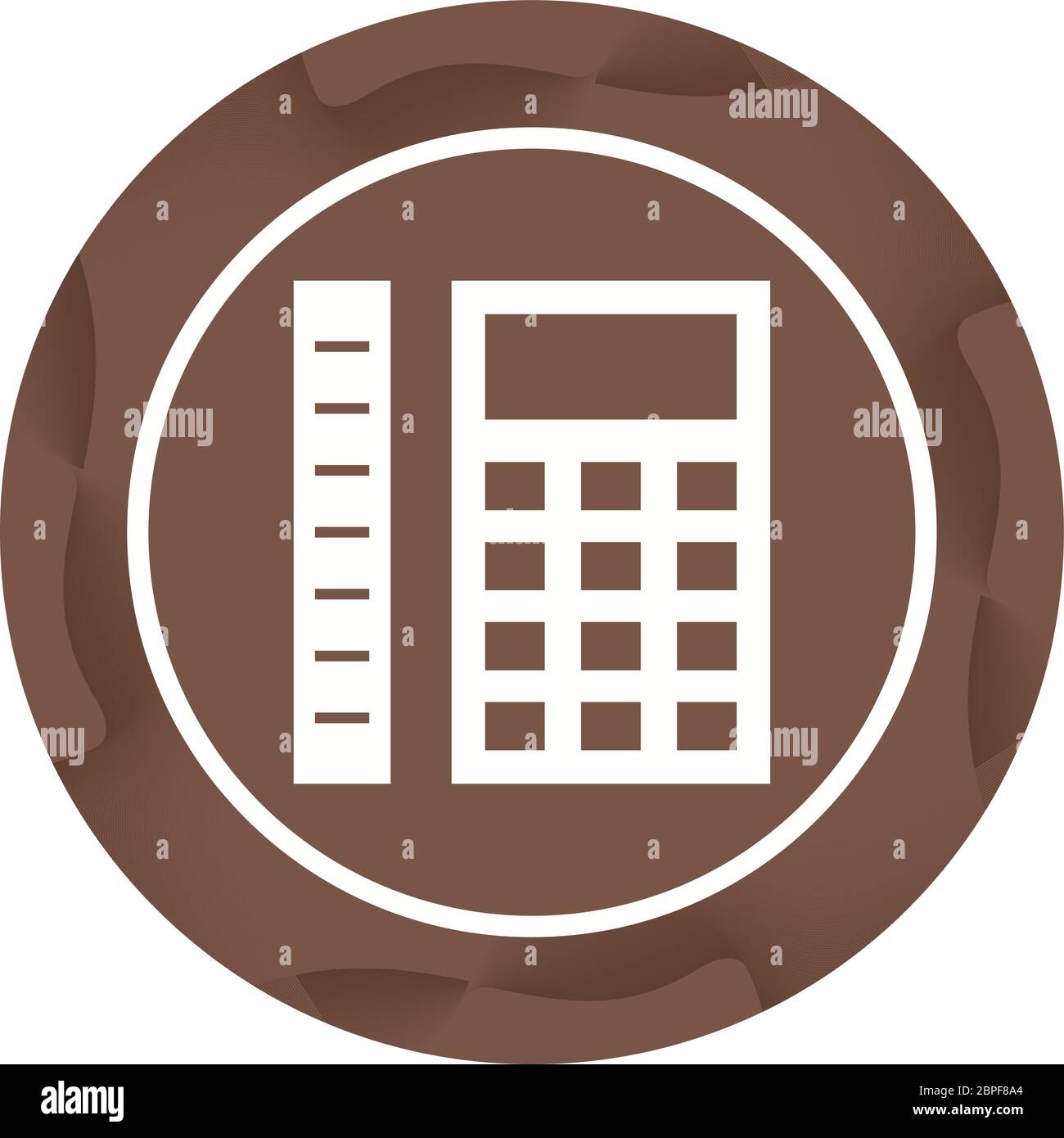 Beautiful Measurement Calculation Glyph Vector Icon Stock Vector Image ...