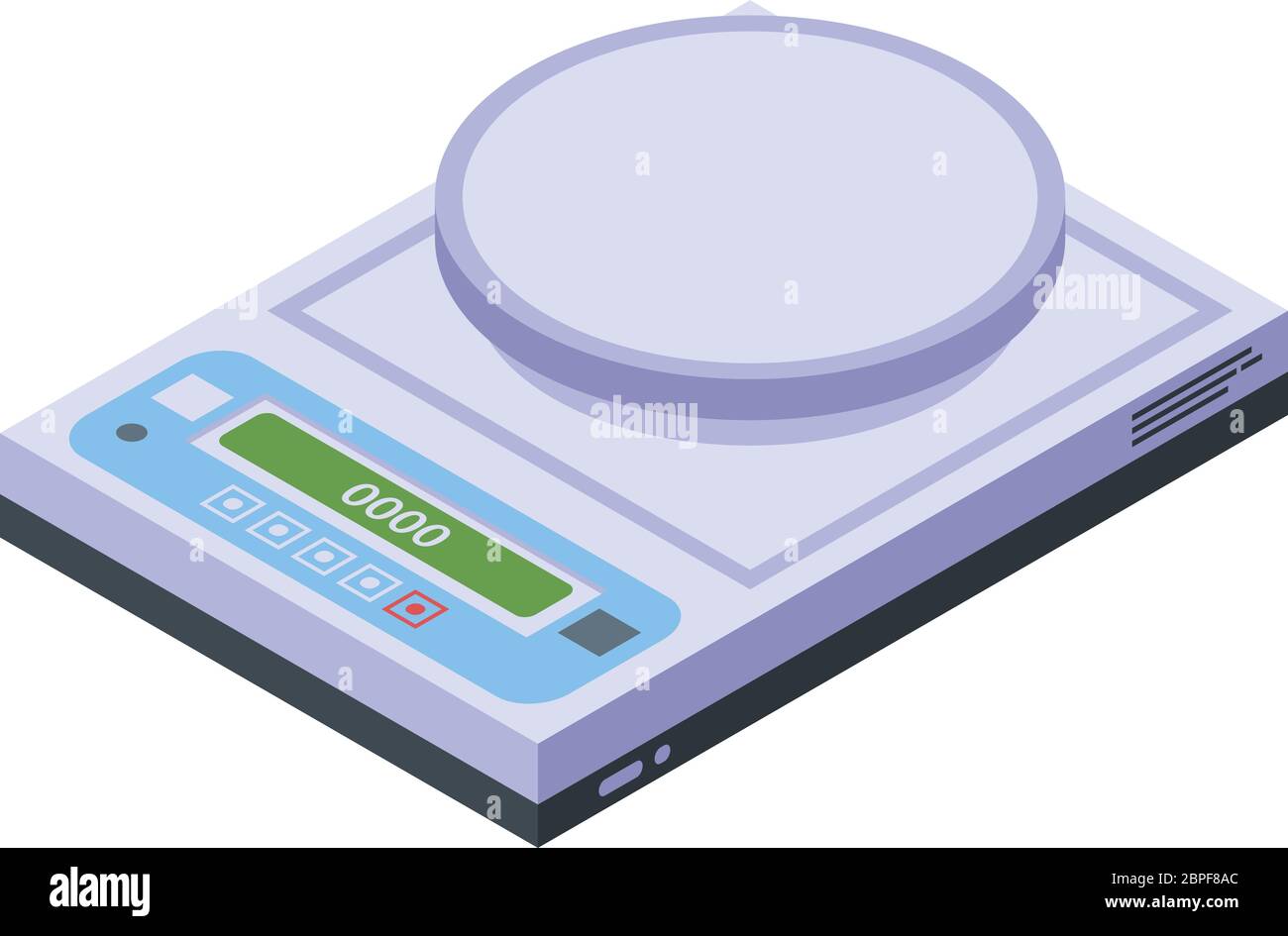 Electronic scales icon, isometric style Stock Vector Image & Art - Alamy