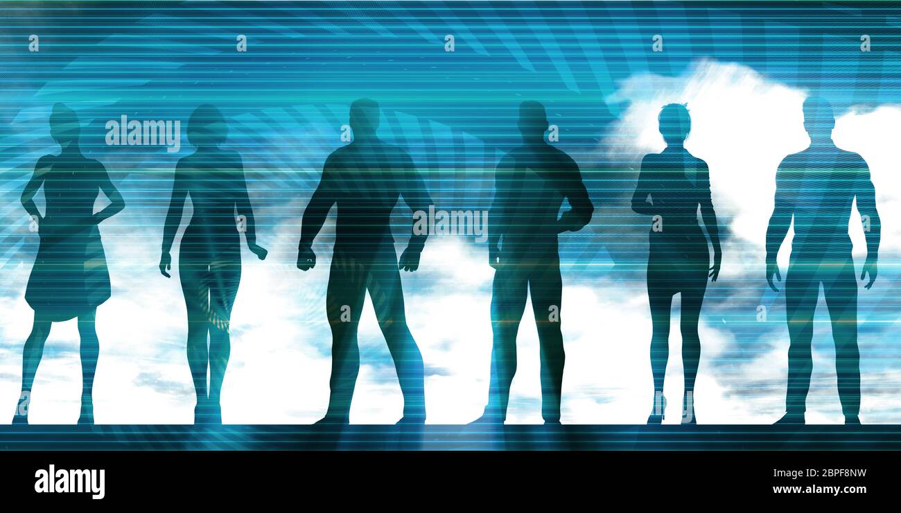 Business Teamwork and People Concept with Confident Pose Stock Photo ...