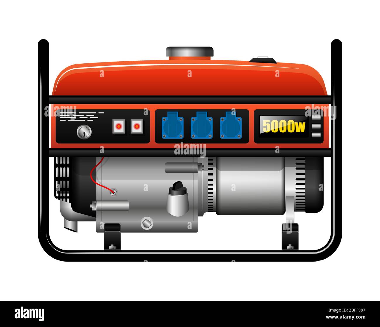 Illustration portable electric power Stock Vector Images - Alamy