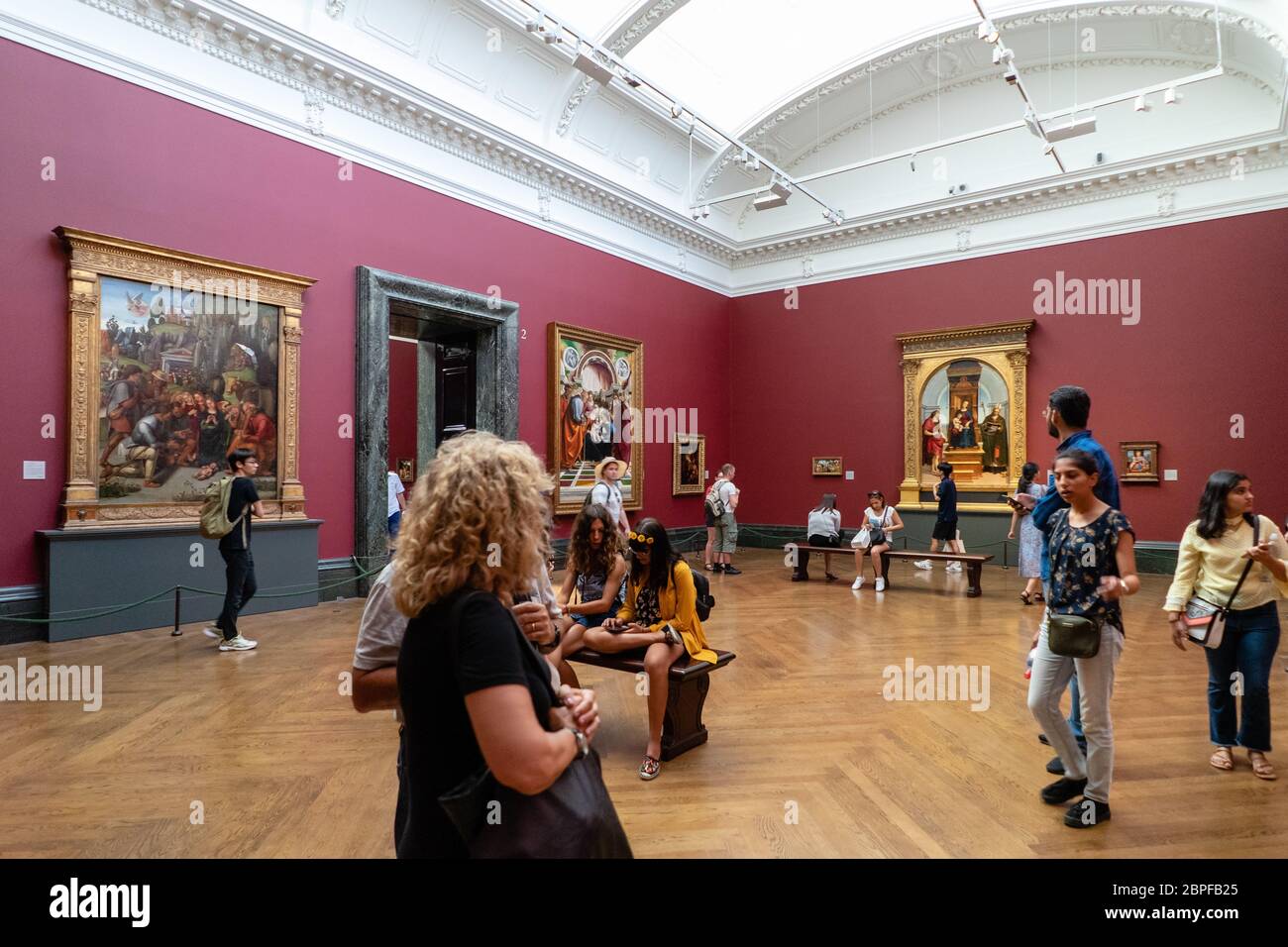 The National Gallery in London, England, UK Stock Photo - Alamy