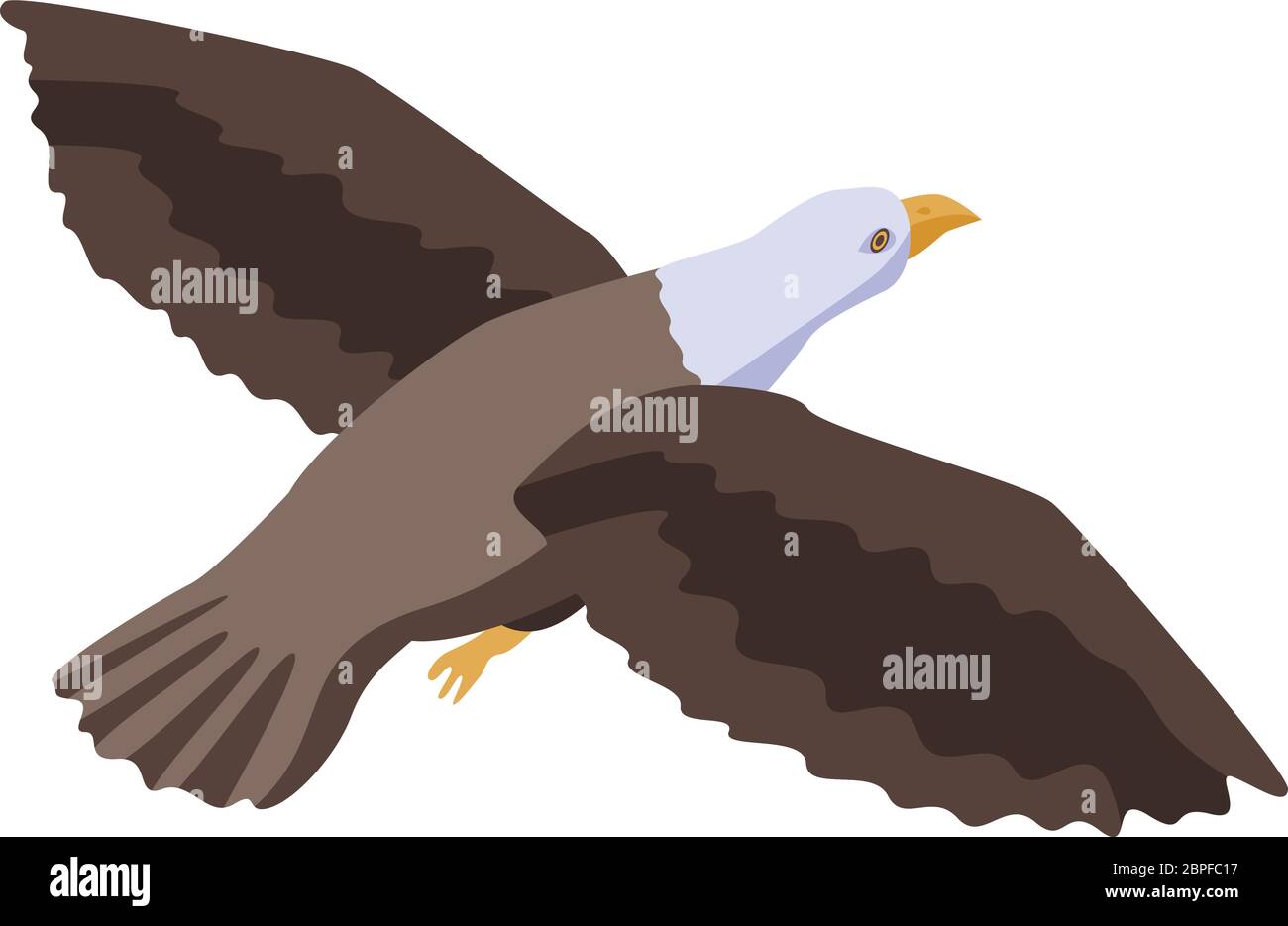 Flying eagle icon, isometric style Stock Vector Image & Art - Alamy