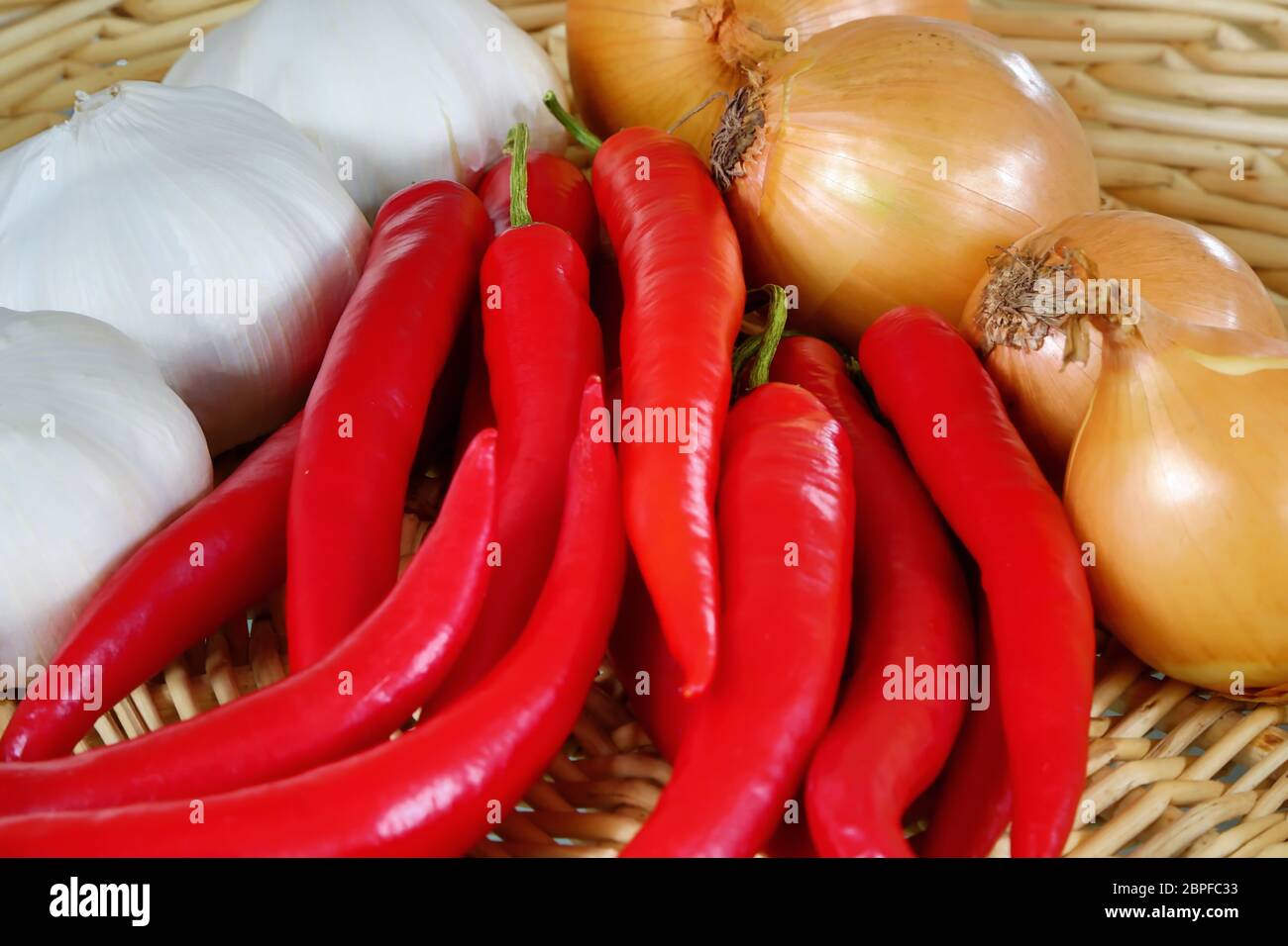 Red chilli important ingredient in the kitchen Stock Photo - Alamy