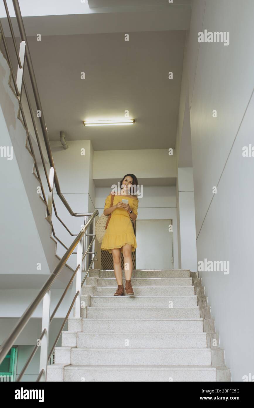 Going on stairs hi-res stock photography and images - Alamy