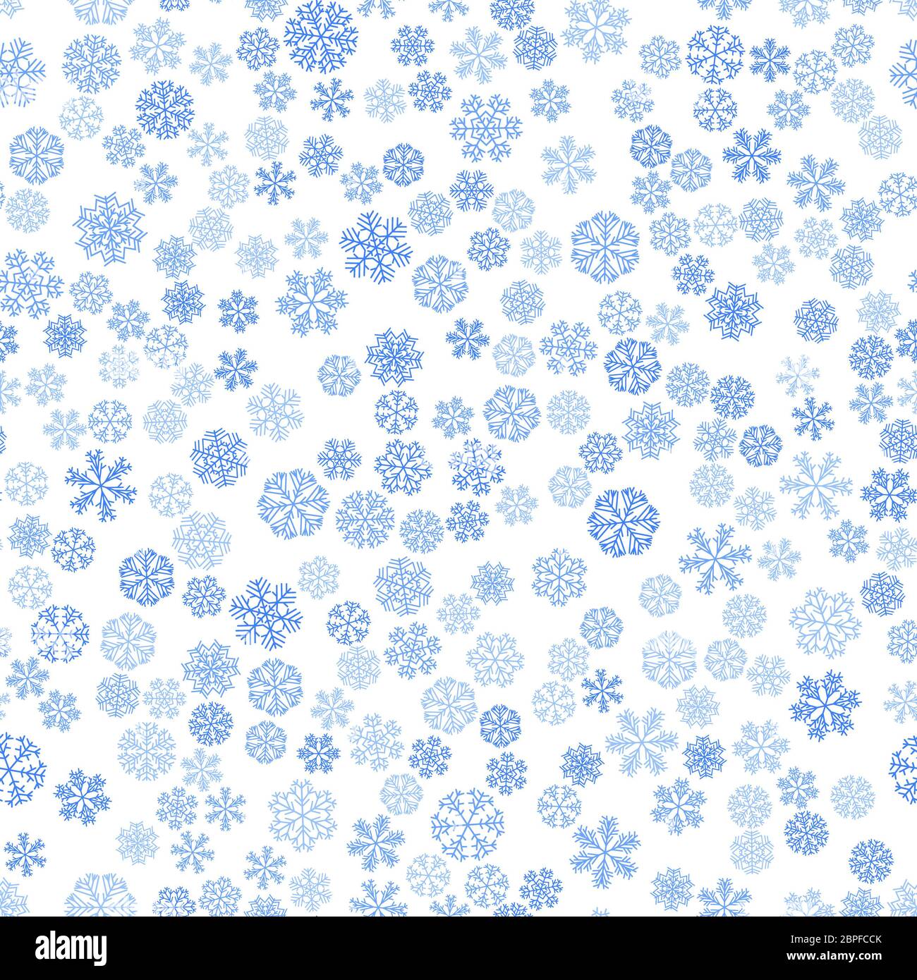 vector winter snow light seamless pattern - light blue Stock Photo - Alamy