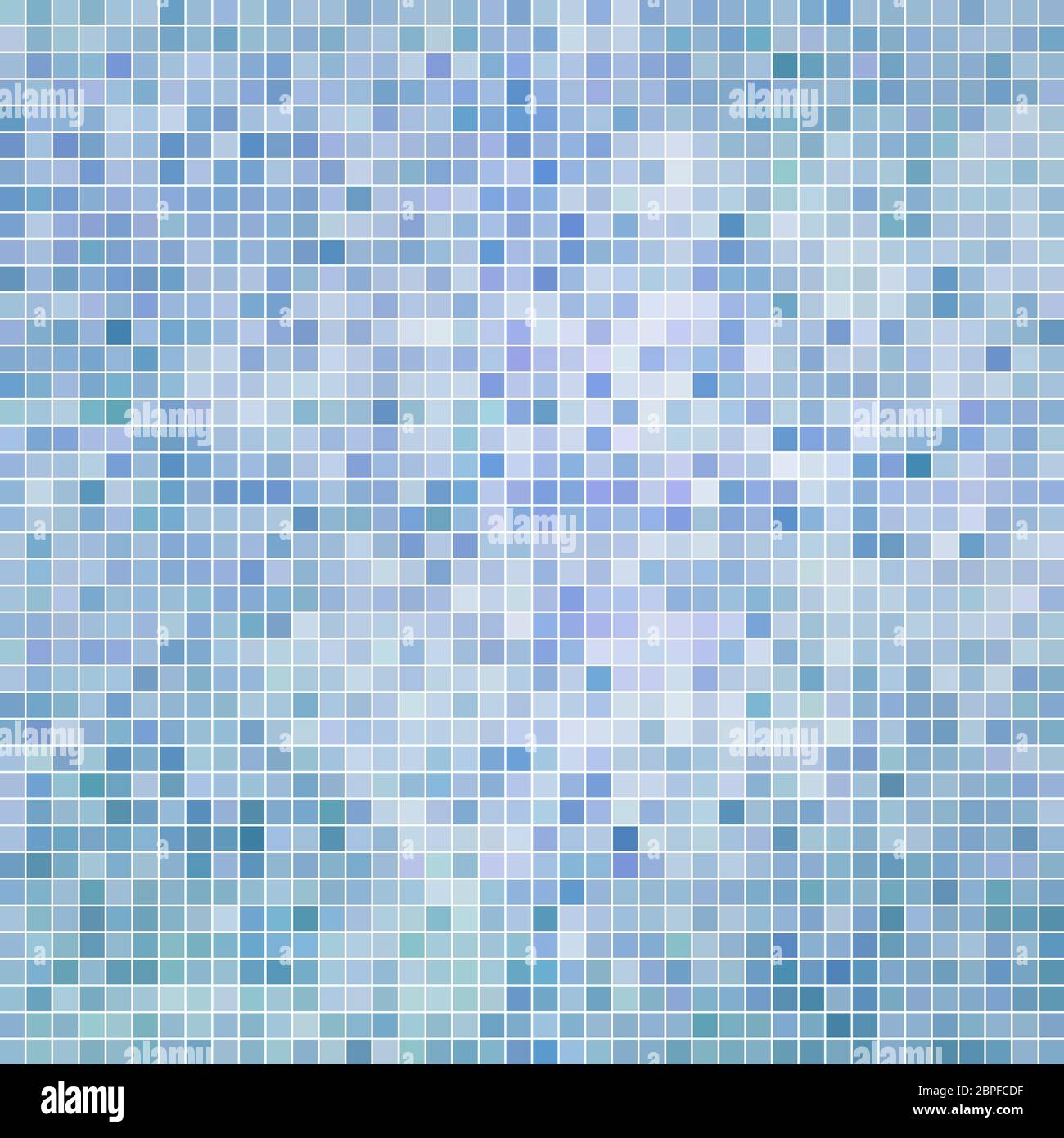 abstract vector square pixel mosaic background - blue Stock Photo - Alamy