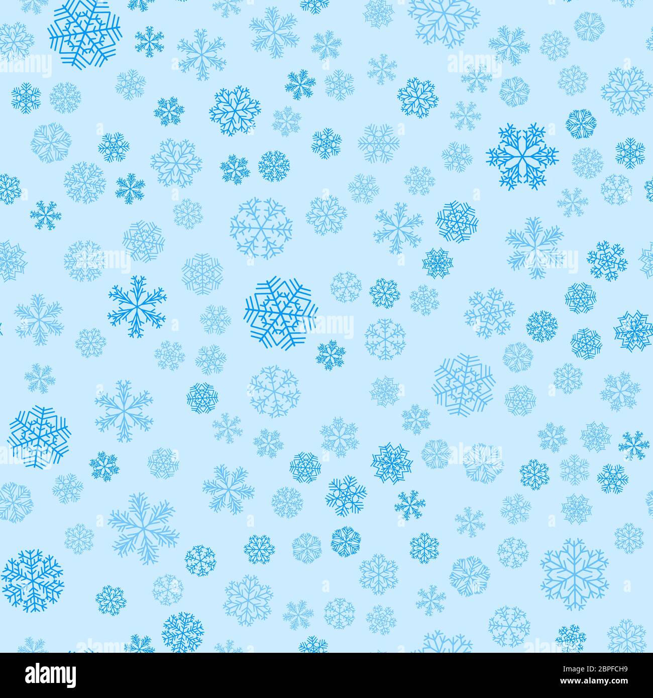 vector winter snow light seamless pattern - light blue Stock Photo - Alamy
