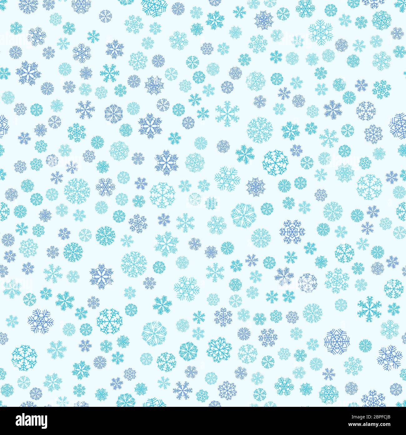 vector winter snow light seamless pattern - light blue Stock Photo - Alamy