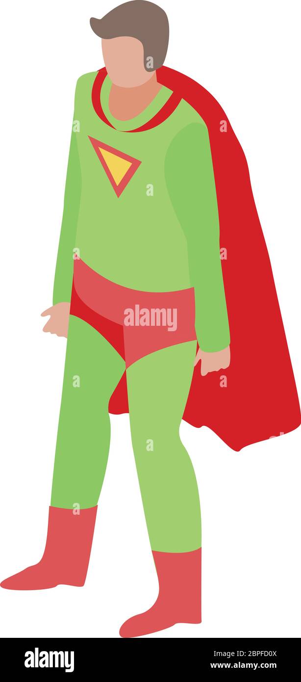 Triangle superhero icon, isometric style Stock Vector Image & Art - Alamy