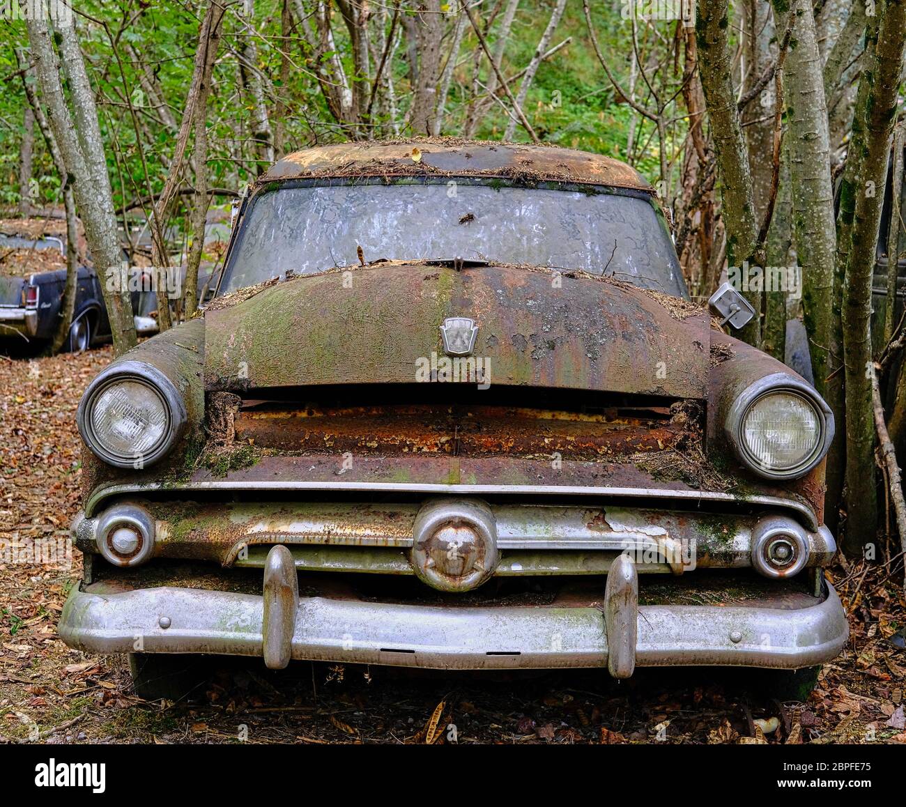 Rusty Old Ford Stock Photo - Alamy