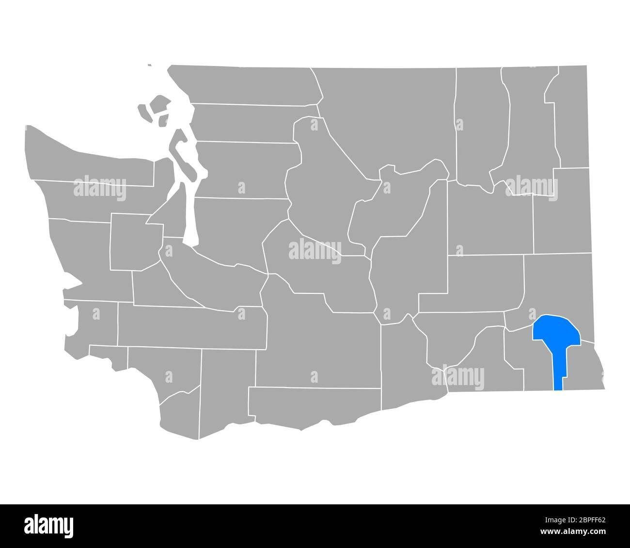 Map of garfield Cut Out Stock Images & Pictures - Alamy