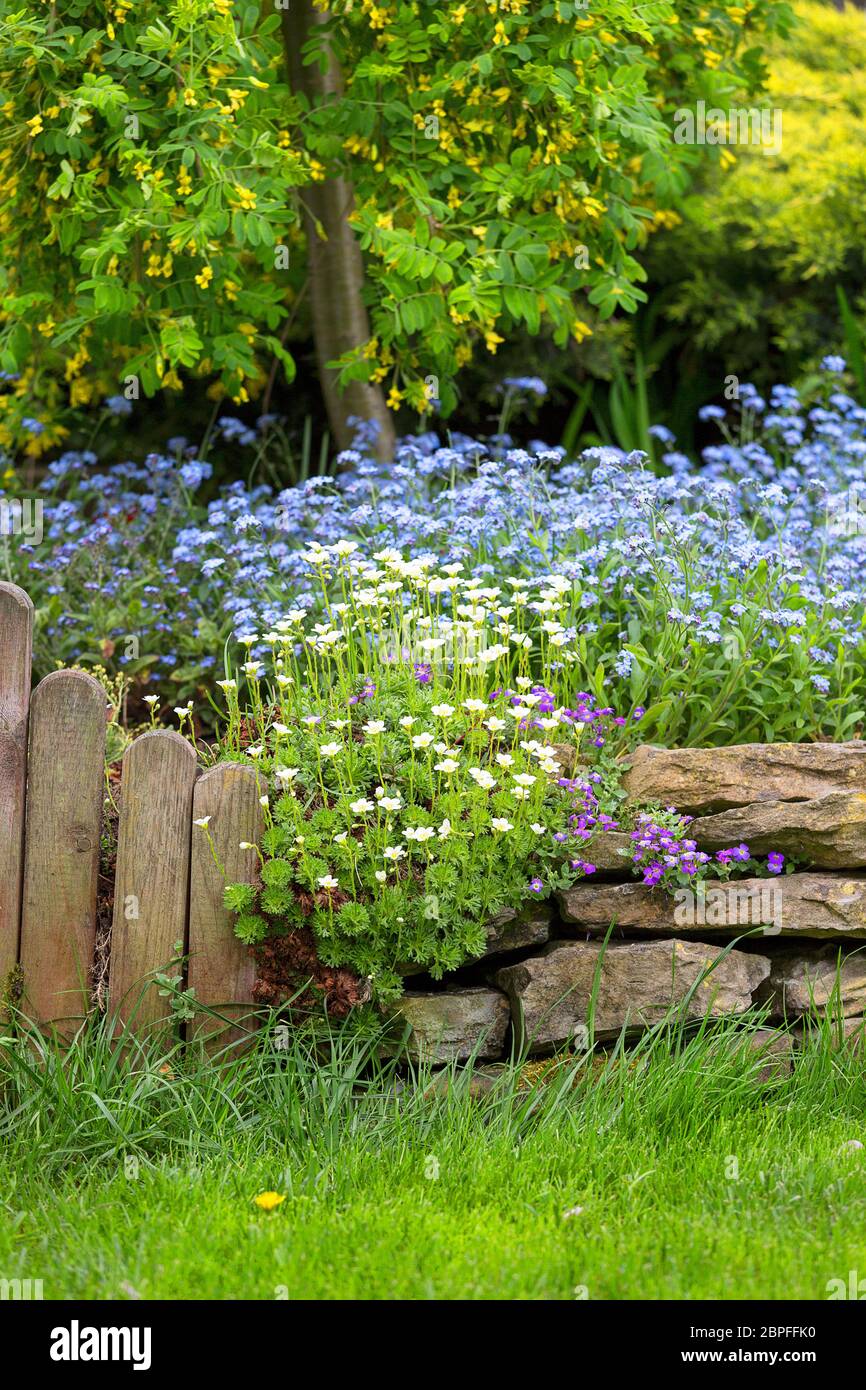 Beautiful spring garden, beauty of nature Stock Photo - Alamy