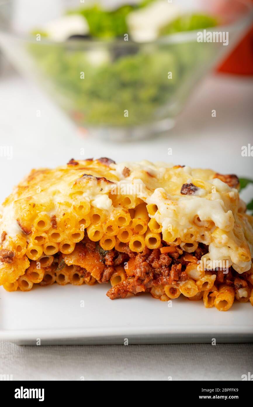 Pastitsio hi-res stock photography and images - Alamy
