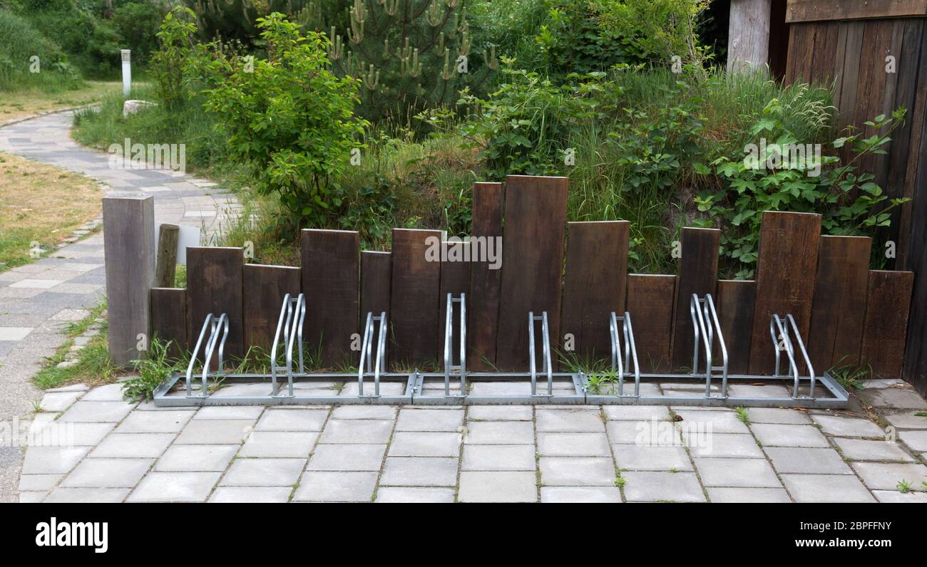 Empty bike rack hi-res stock photography and images - Alamy