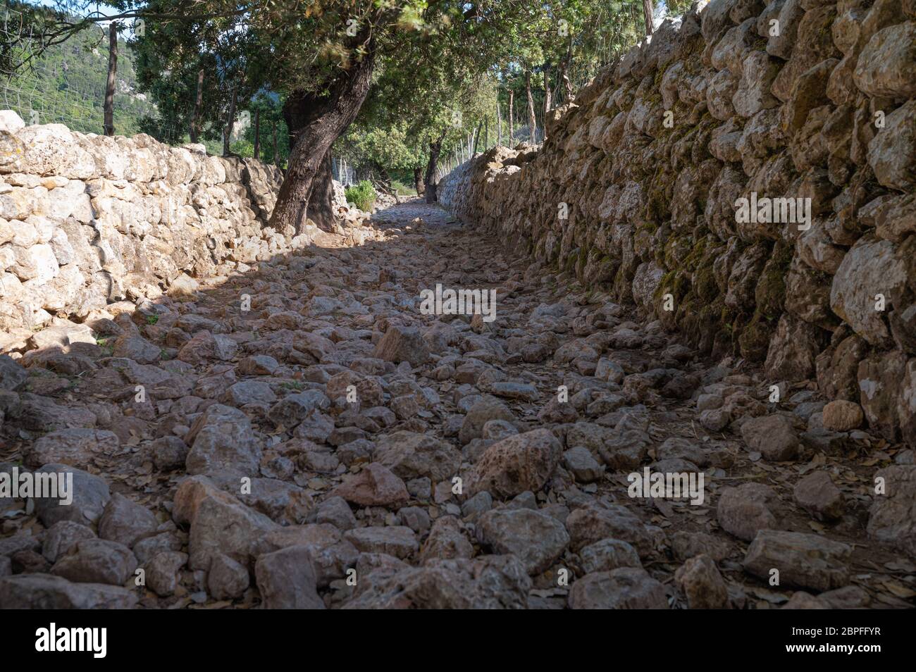 Wall uneven walking standing hi-res stock photography and images - Alamy