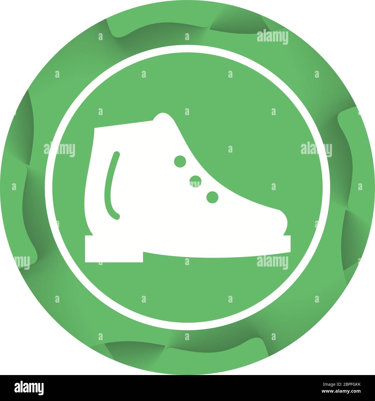 Beautiful Ice Shoes Glyph Vector Icon Stock Vector Image & Art - Alamy
