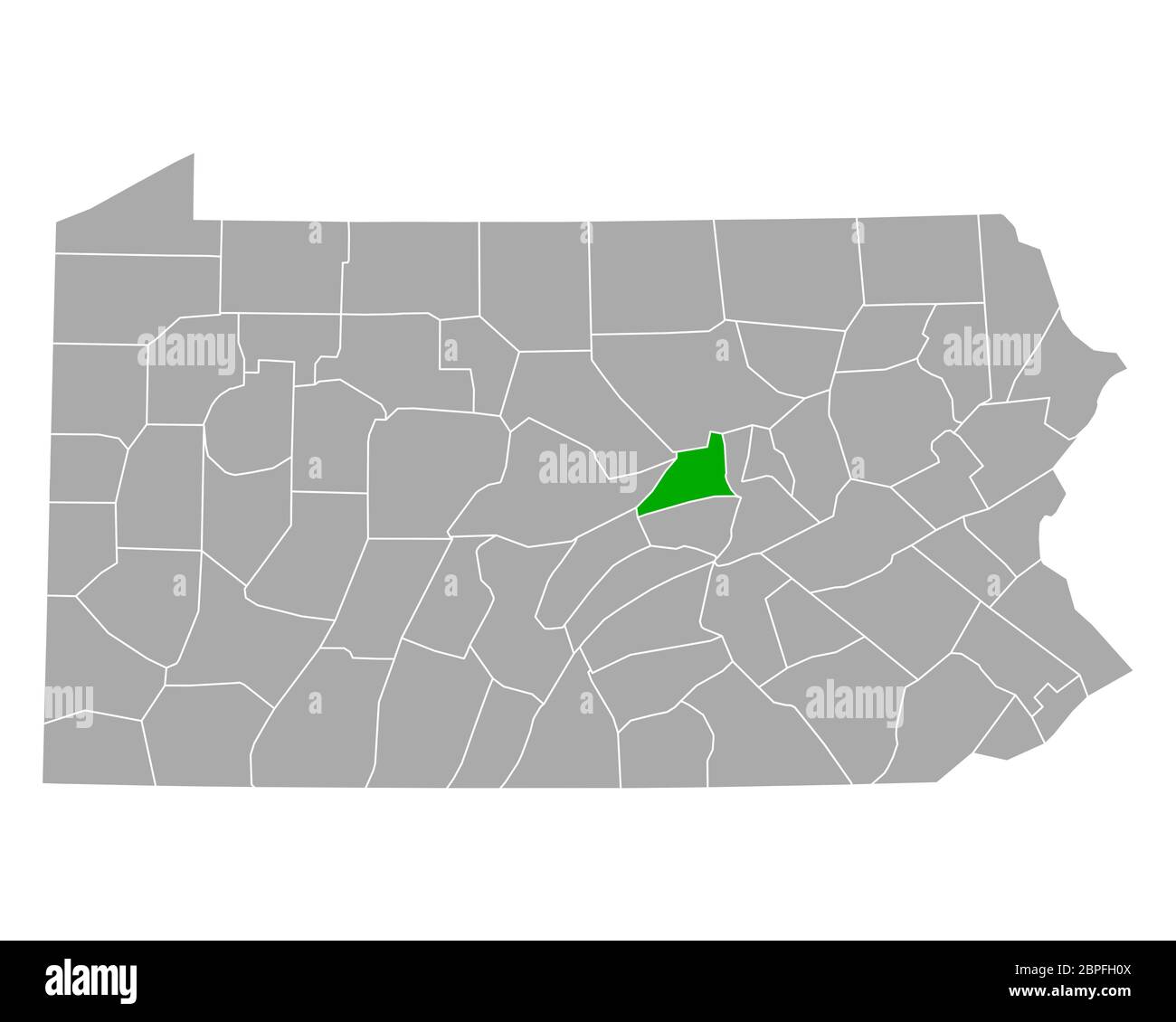 Map of Union in Pennsylvania Stock Photo - Alamy