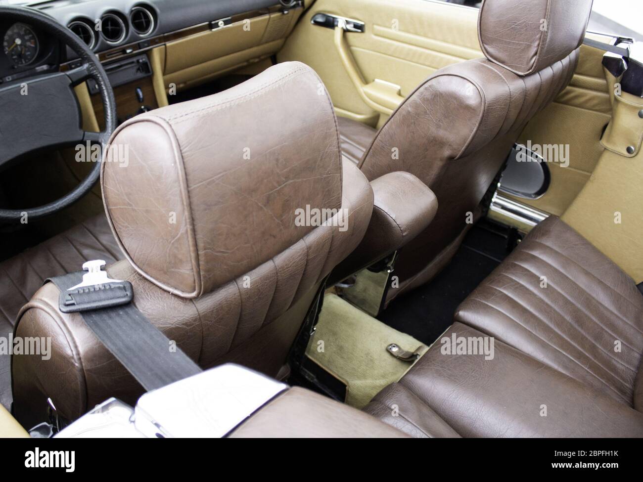Old collection car, detail of old transport of the last century Stock ...