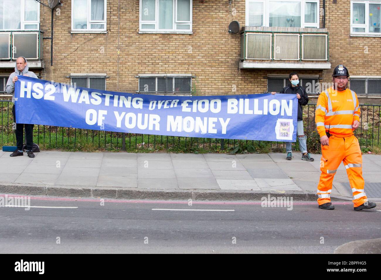Hs2 protesters hi-res stock photography and images - Alamy