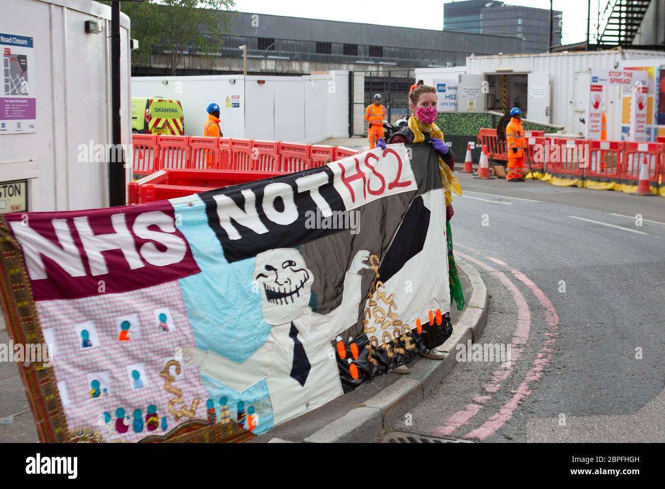 Protestors against hs2 hi-res stock photography and images - Alamy