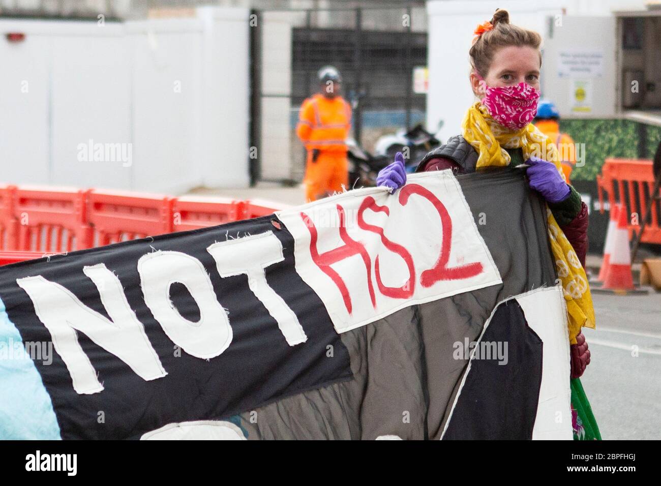Protestors against hs2 hi-res stock photography and images - Alamy