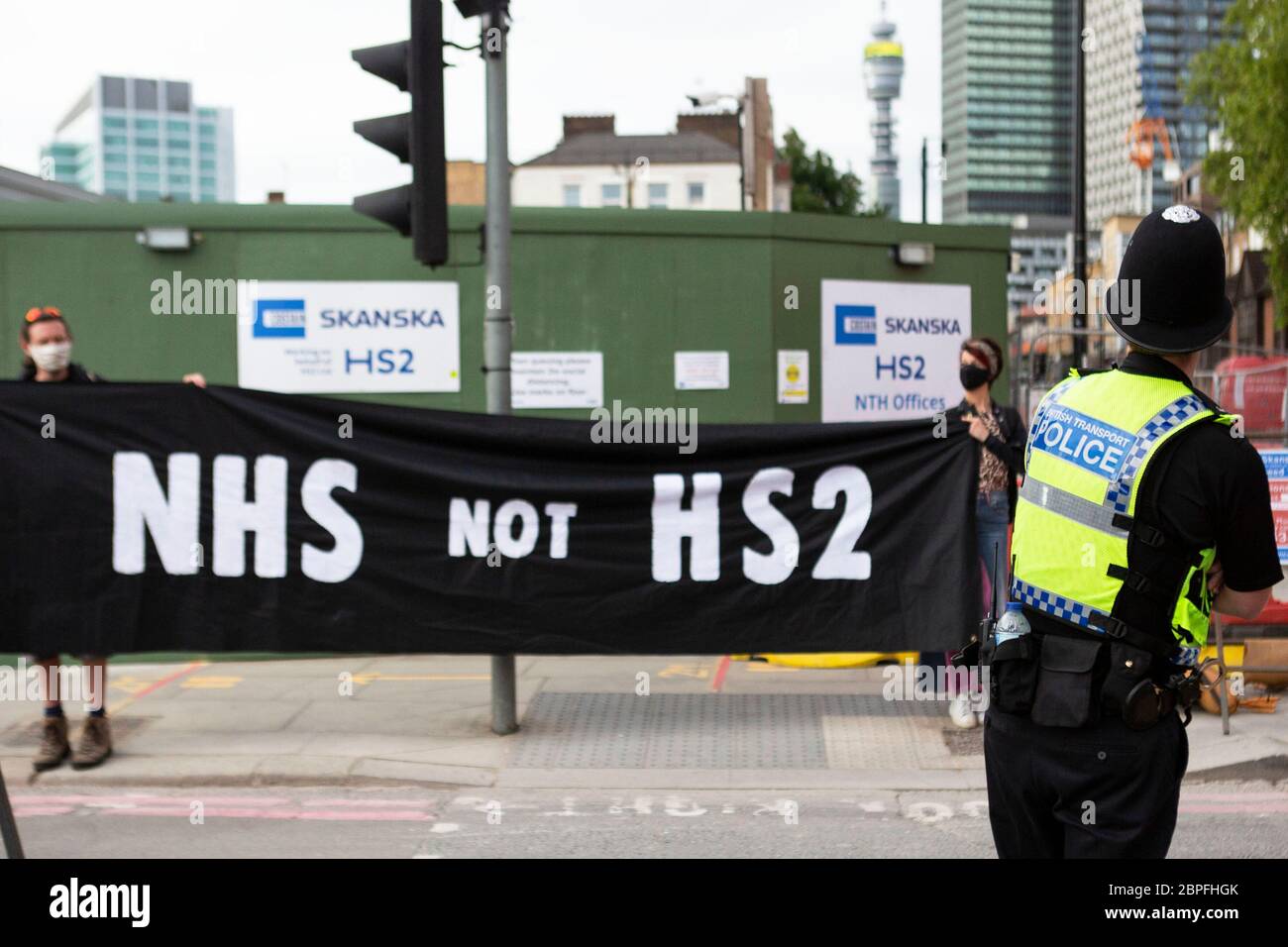 Hs2 protesters hi-res stock photography and images - Alamy