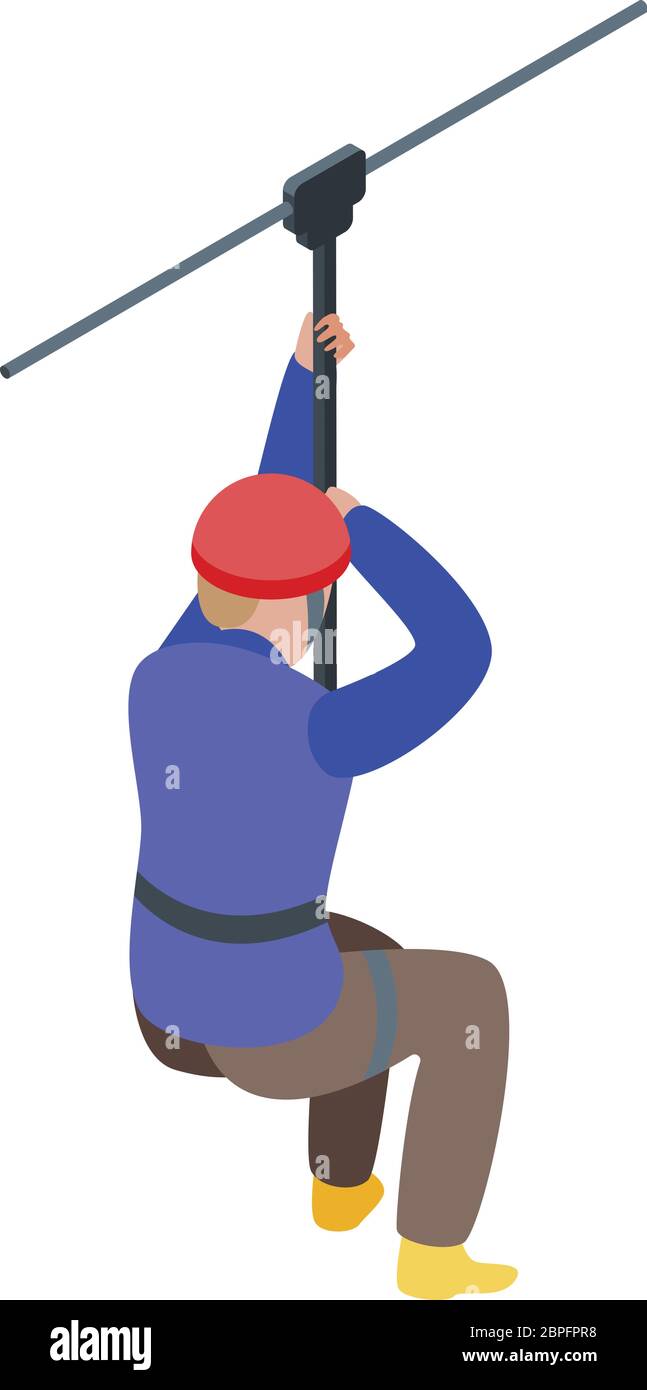 Zip line extreme sport Cut Out Stock Images & Pictures - Alamy