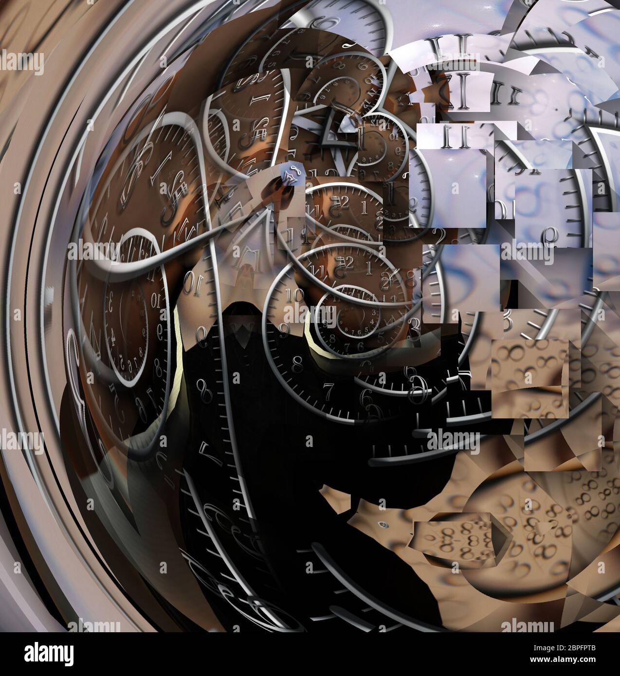 Body clock 3d illustration hi-res stock photography and images - Alamy