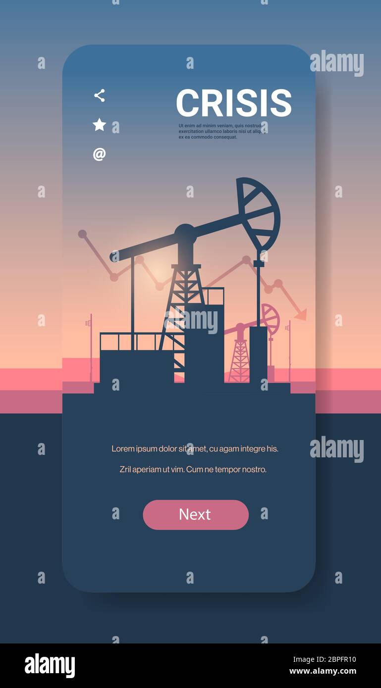 Oil rig vector cartoon hi-res stock photography and images - Alamy