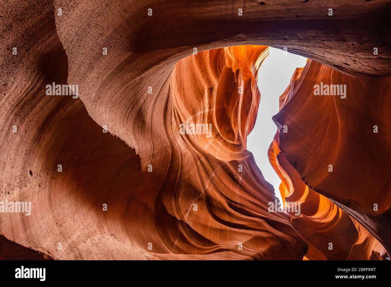 Lower Antelope Canyon in the Navajo Reservation near Page, Arizona USA ...