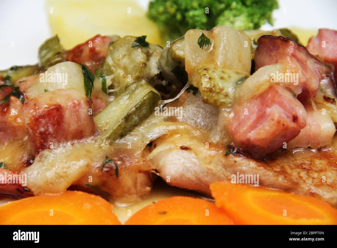 decorative food in a restaurant Stock Photo - Alamy