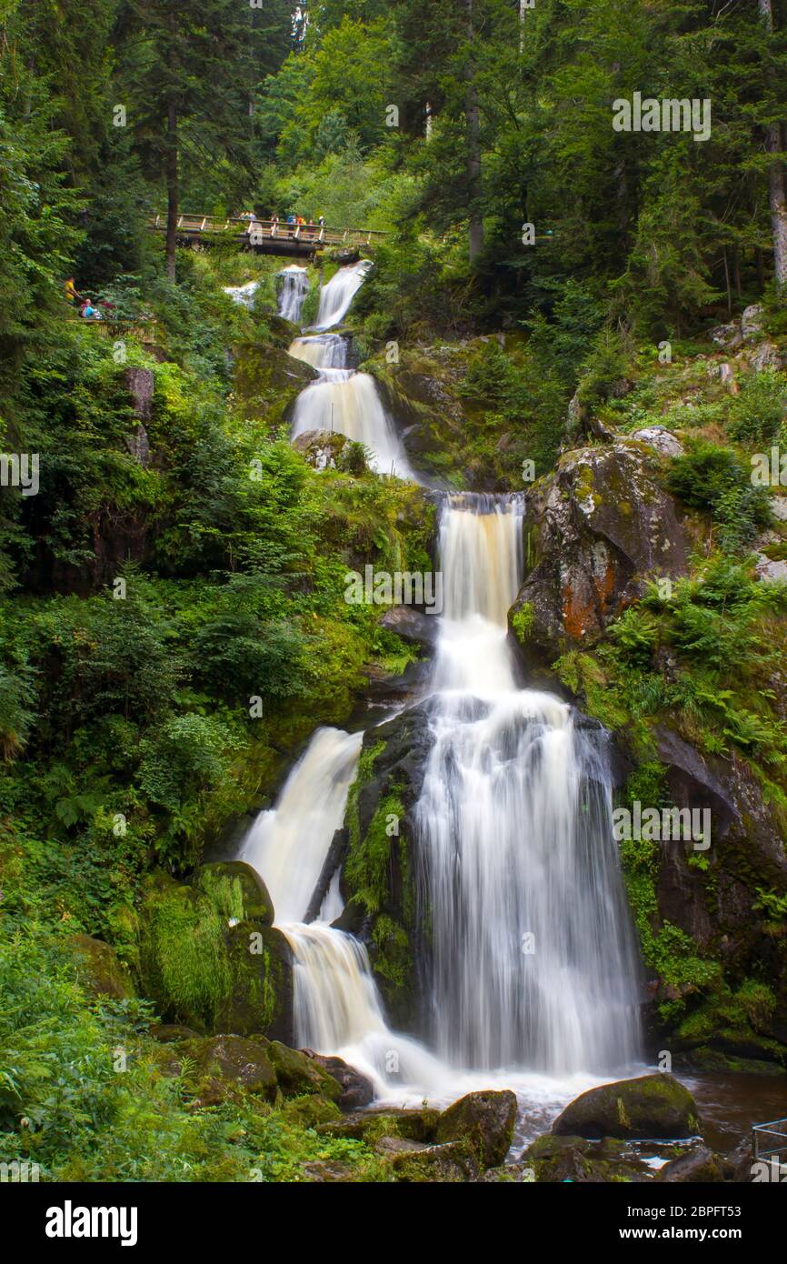 Triberg Falls, one of the highest waterfalls in Germany - the Black ...