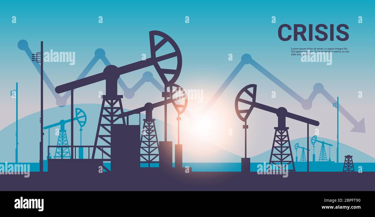 pumpjack silhouette petroleum production and trade oil industry ...