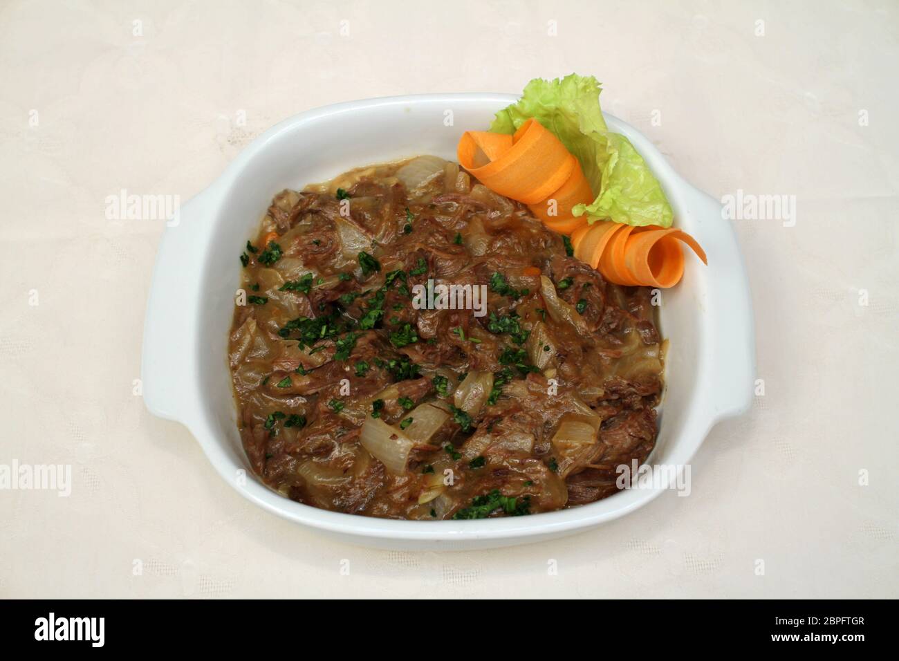 decorative food in a restaurant Stock Photo - Alamy