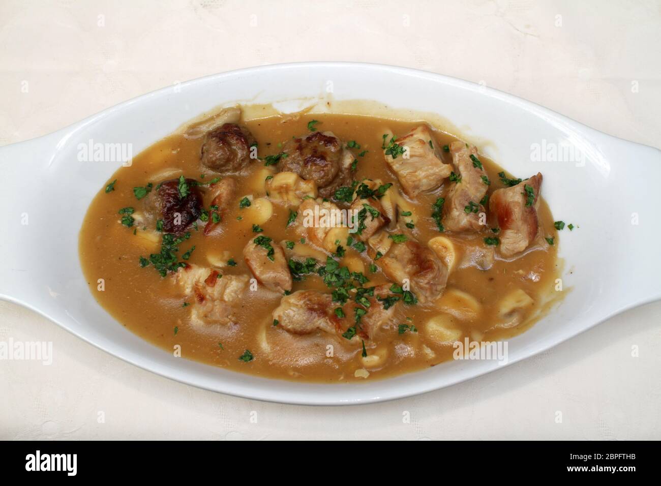 decorative food in a restaurant Stock Photo - Alamy