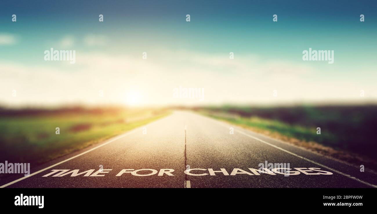 Time for changes natural outdoor background Stock Photo - Alamy