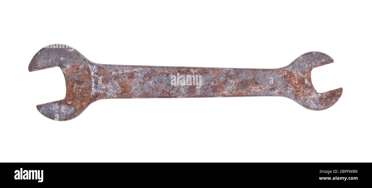Old wrench Cut Out Stock Images & Pictures - Alamy