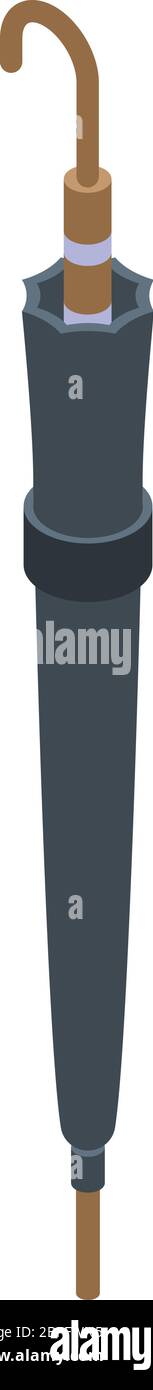 Long folded umbrella icon, isometric style Stock Vector Image & Art - Alamy