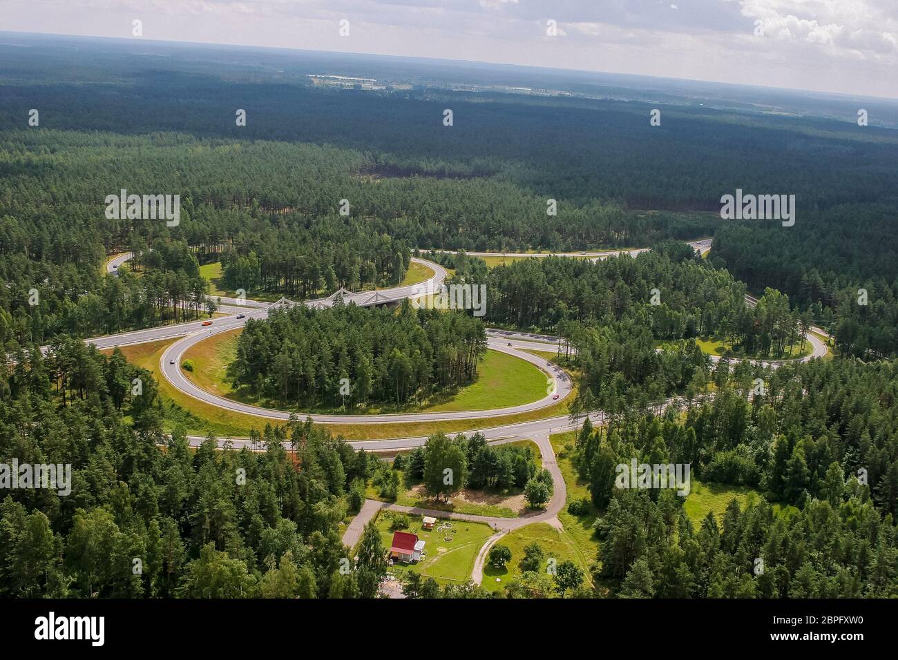 Ventspils latvia aerial hi-res stock photography and images - Alamy